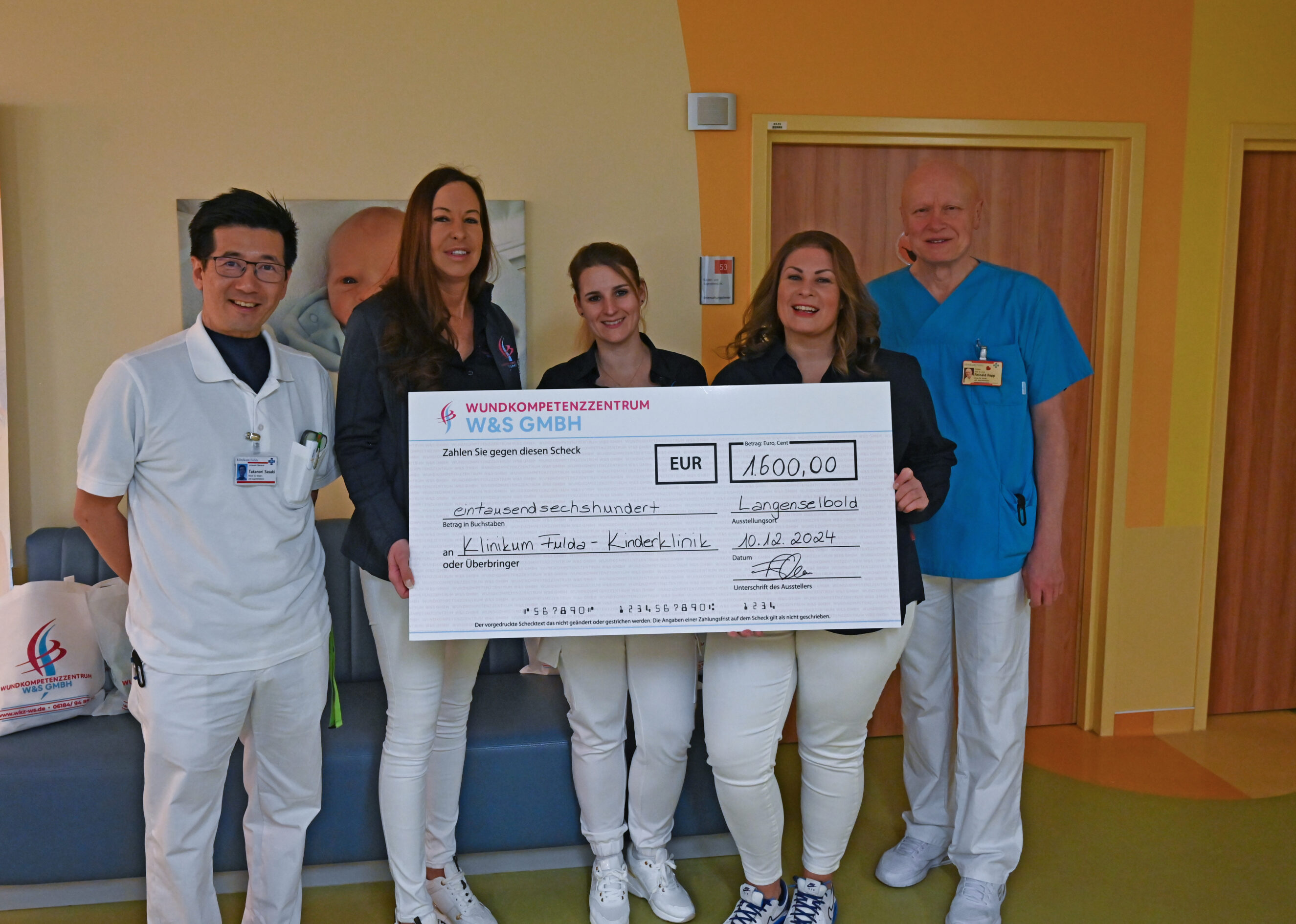 1.600 Euro für die Kinderintensivstation des Klinikums Fulda - Klinikum ...